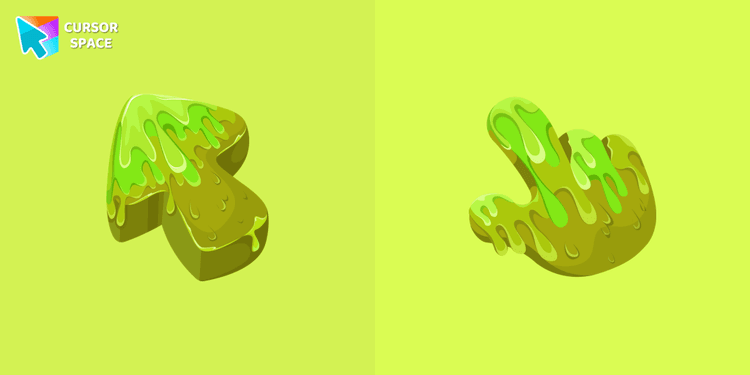 Cursor Slime Texture For Chrome - Cursor Pack | Cursor Space